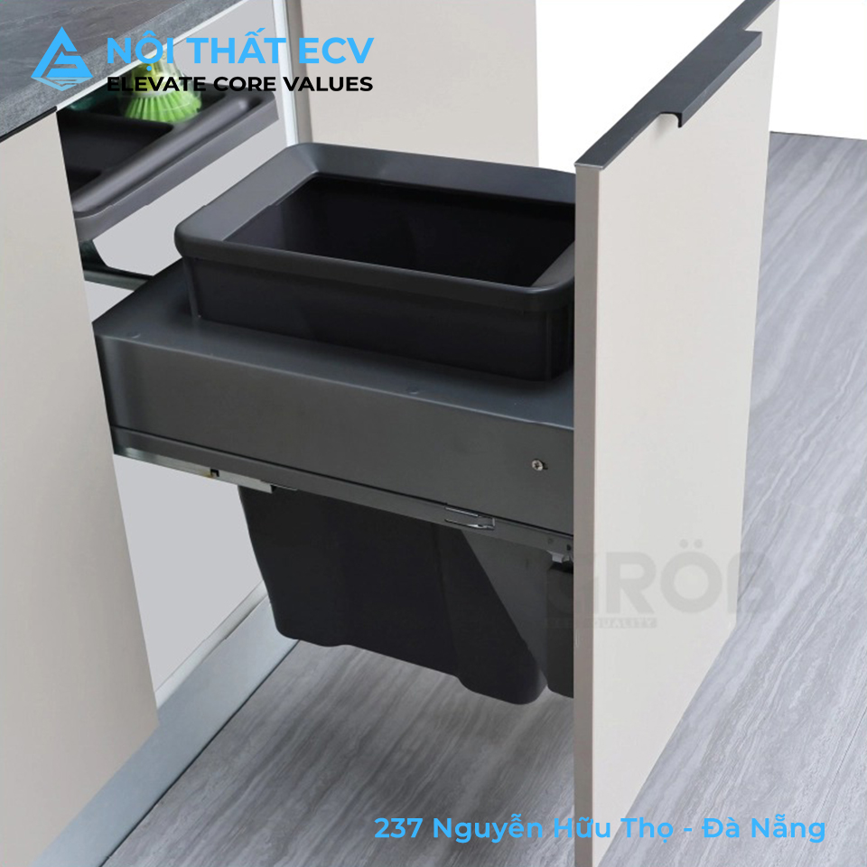 Thùng Đựng Rác Ray Âm Giảm Chấn GROB C1A06-130 - Công Ty Cổ Phần Nội ...